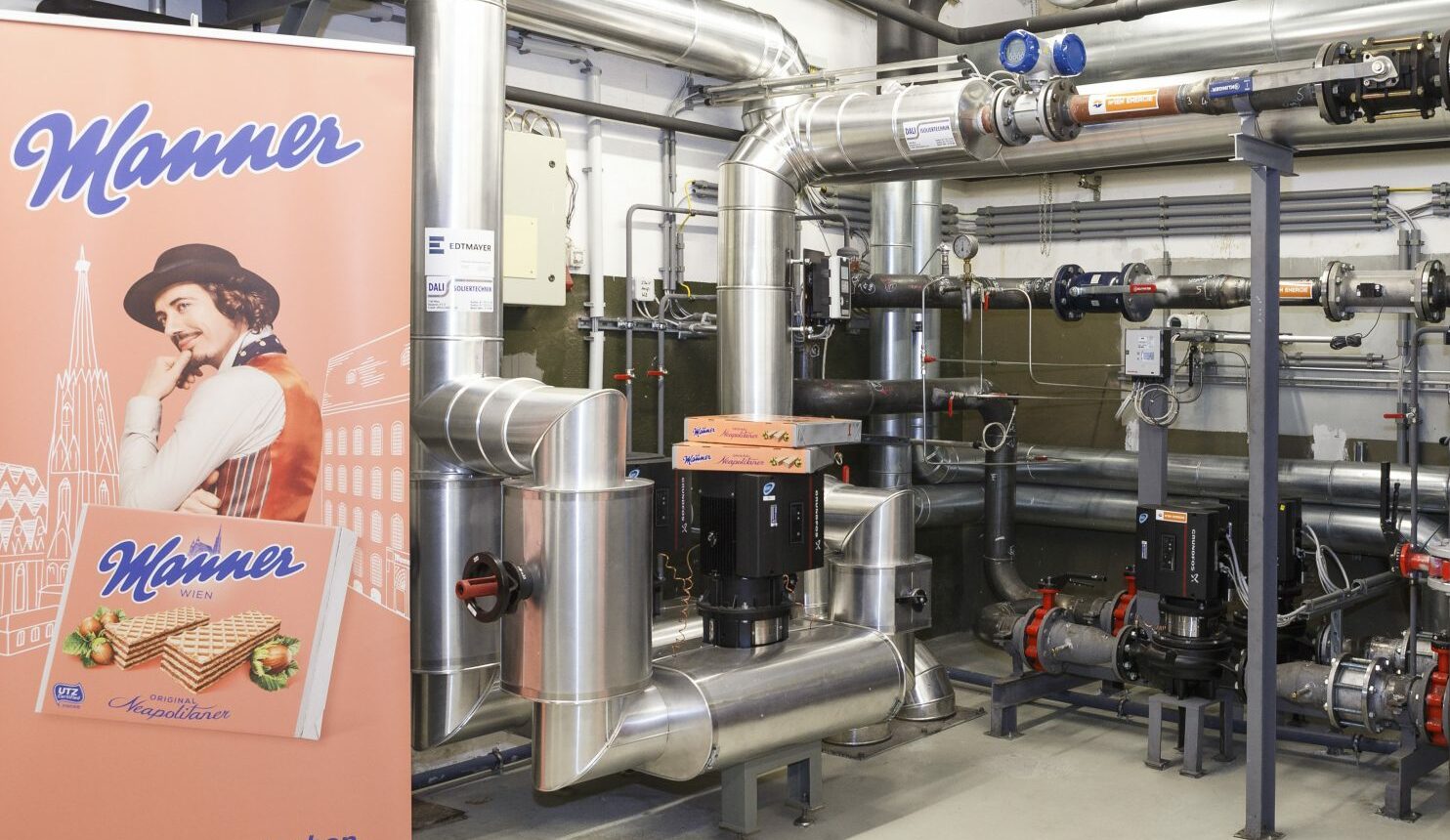 Industrielle Abwärmenutzung » Fernwärme aus der Manner-Fabrik